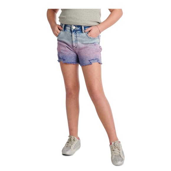 Justice | Bottoms | Justice Girls Mini Mom Dip Dye Denim Shorts | Poshmark